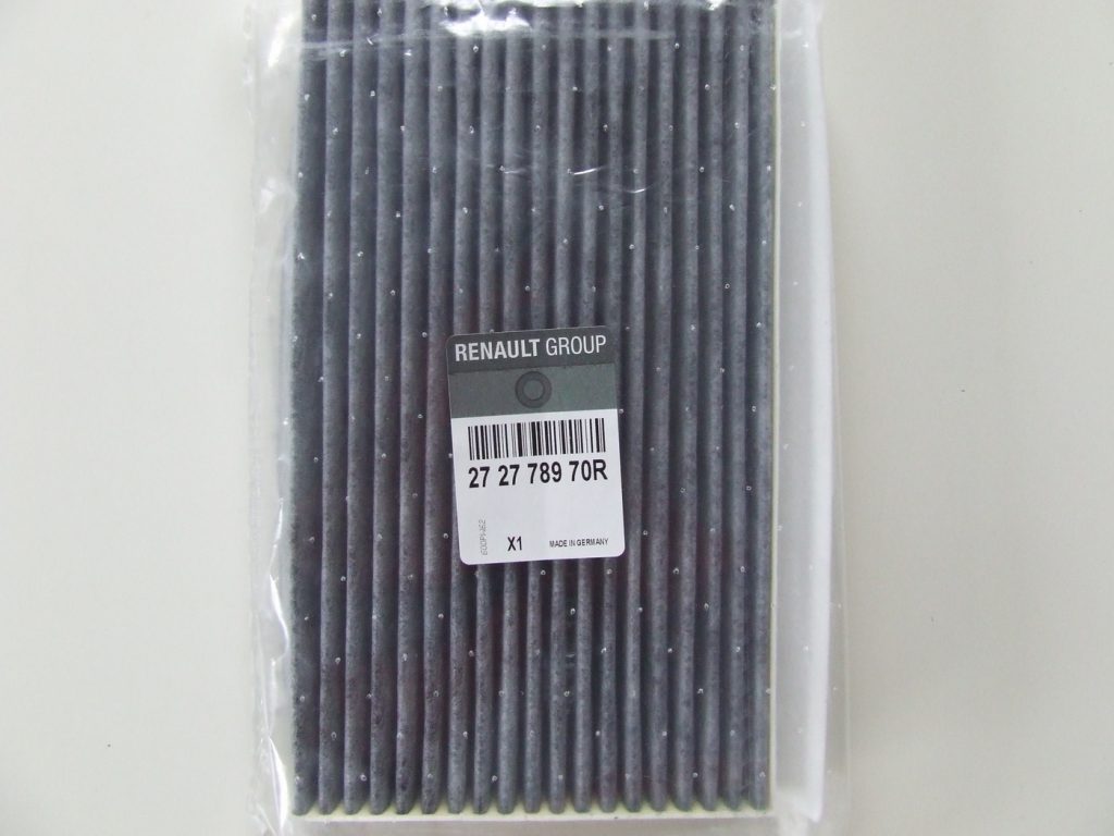 FILTRE A HABITACLE 272778970R CARBONE MEGANE 3 1.9 DCI